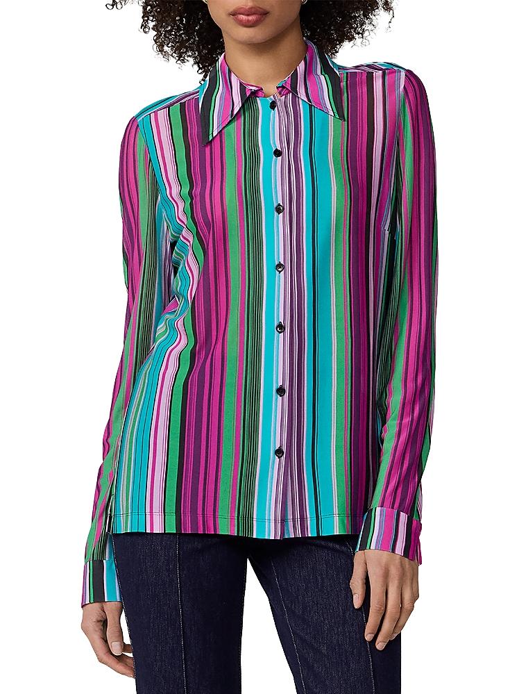 DIANE VON FURSTENBERG Diane Von Furstenberg Striped Viscose Shirt